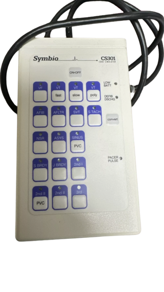 CS301 Advanced 3-Lead ECG Simulator for Training by Symbio– LSR Healthcare